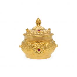 Gold Kumkum Box