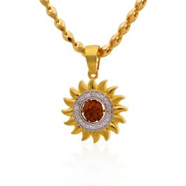 Rudraksha Signity Gold Pendant